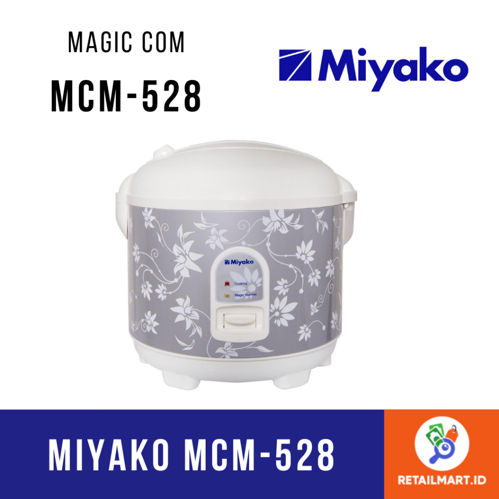 Jual MIYAKO : MCM-528 RICE COOKER / MAGIC COM 1,8 LITER 3 IN 1 MCM 528 ...