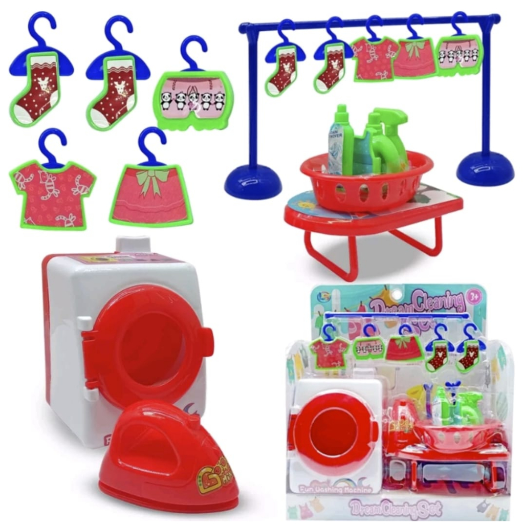 Jual MAINAN MESIN CUCI ANAK CLEANING BELAJAR BUKA LAUNDRY BAJU | Shopee ...