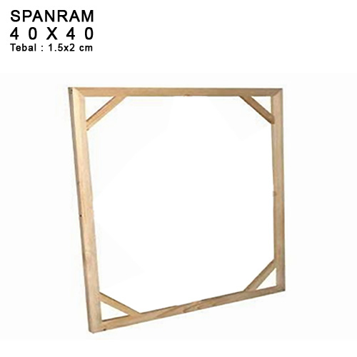 Jual SPANRAM Frame 40x40 Rangka Kayu Span Ram 40x40 cm | Shopee Indonesia