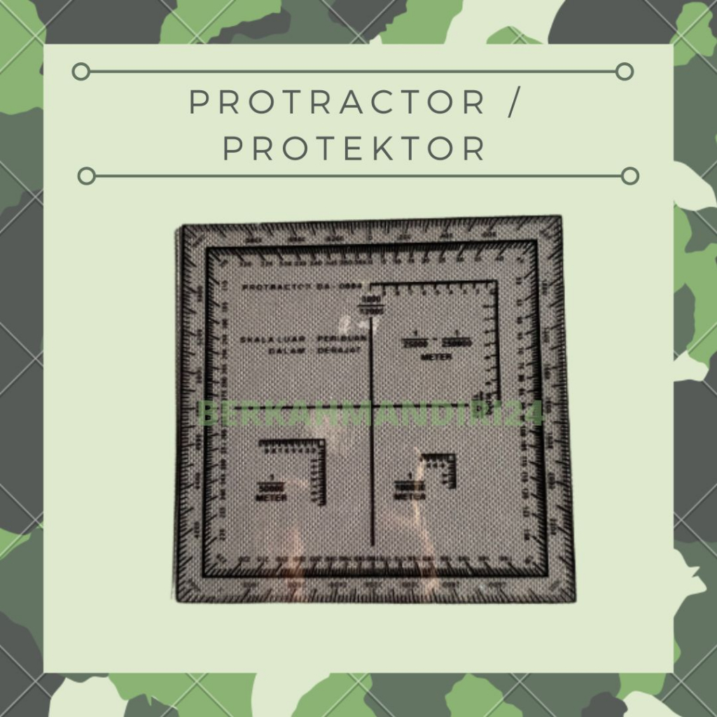 Jual Penggaris Navigasi Peta Alat Bantu Navigasi Protektor Militer TNI ...