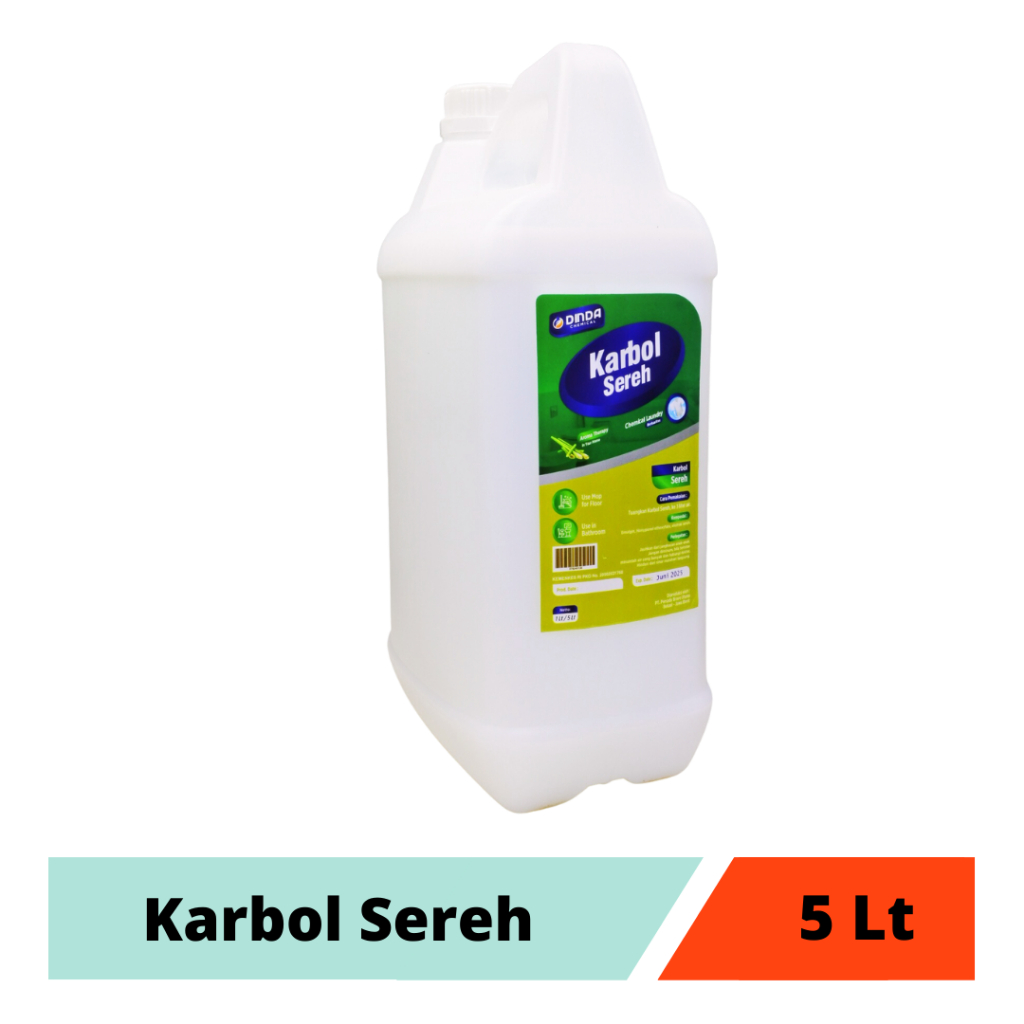 Jual Karbol Sereh Pembersih Lantai Disinfektan 5 Liter | Shopee Indonesia