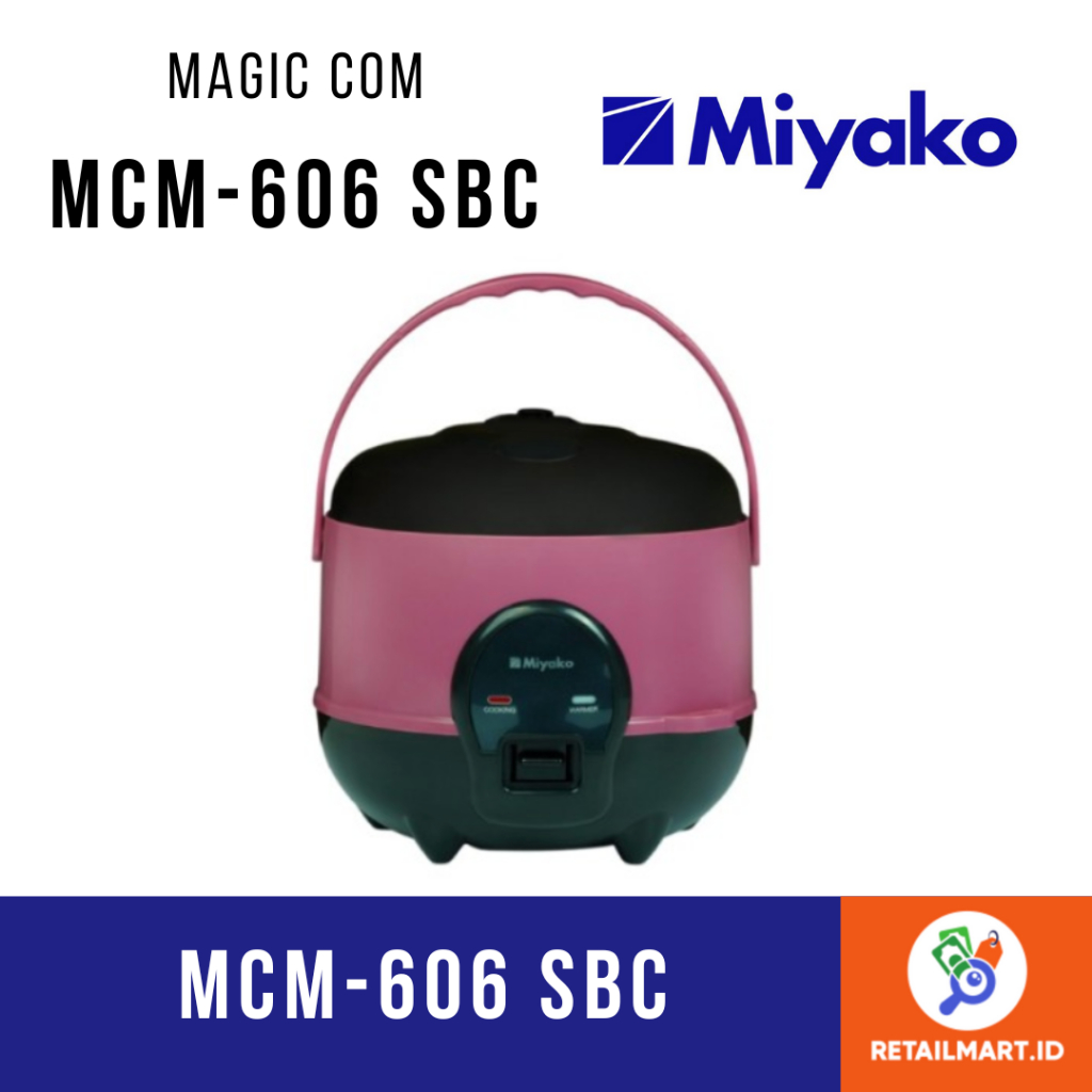 Jual MIYAKO : MCM606SBC MAGIC COM RICE COOKER 3 IN 1 0,6 LITER BODI ...