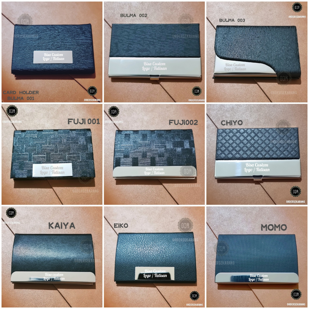 Jual NAME CARD HOLDER TEMPAT KARTU NAMA DOMPET KARTU KREDIT BULMA CHIYO ...