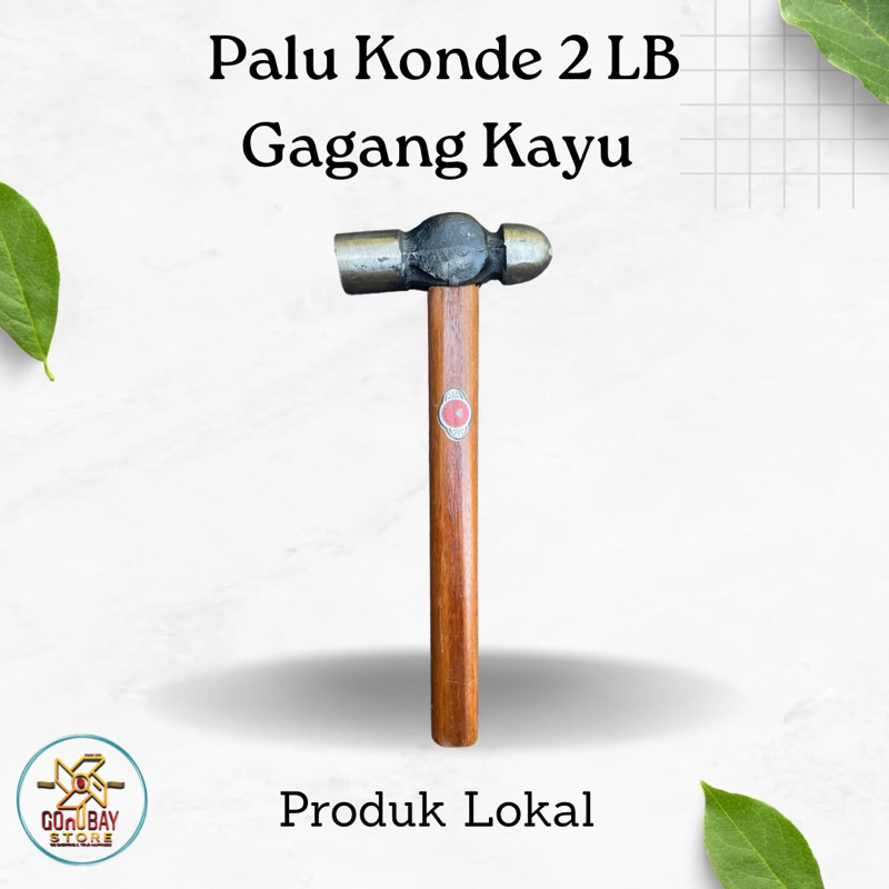 Jual Palu Konde 2 Lb Besi Cor Gagang Kayu Alat Tukang Perkakas Lokal ...