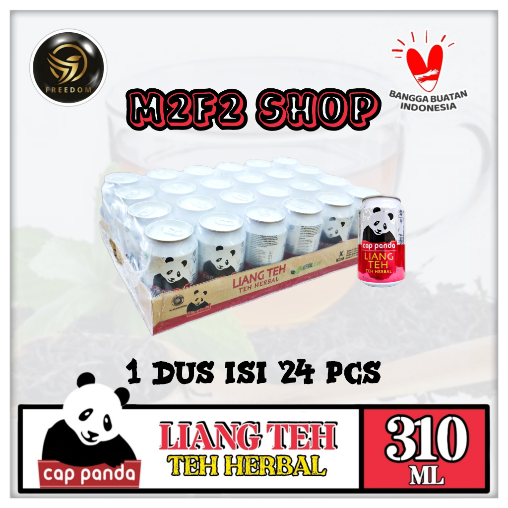 Jual Cap Panda Minuman Liang Tea | Teh Kaleng - 310 ml (Kemasan Karton ...