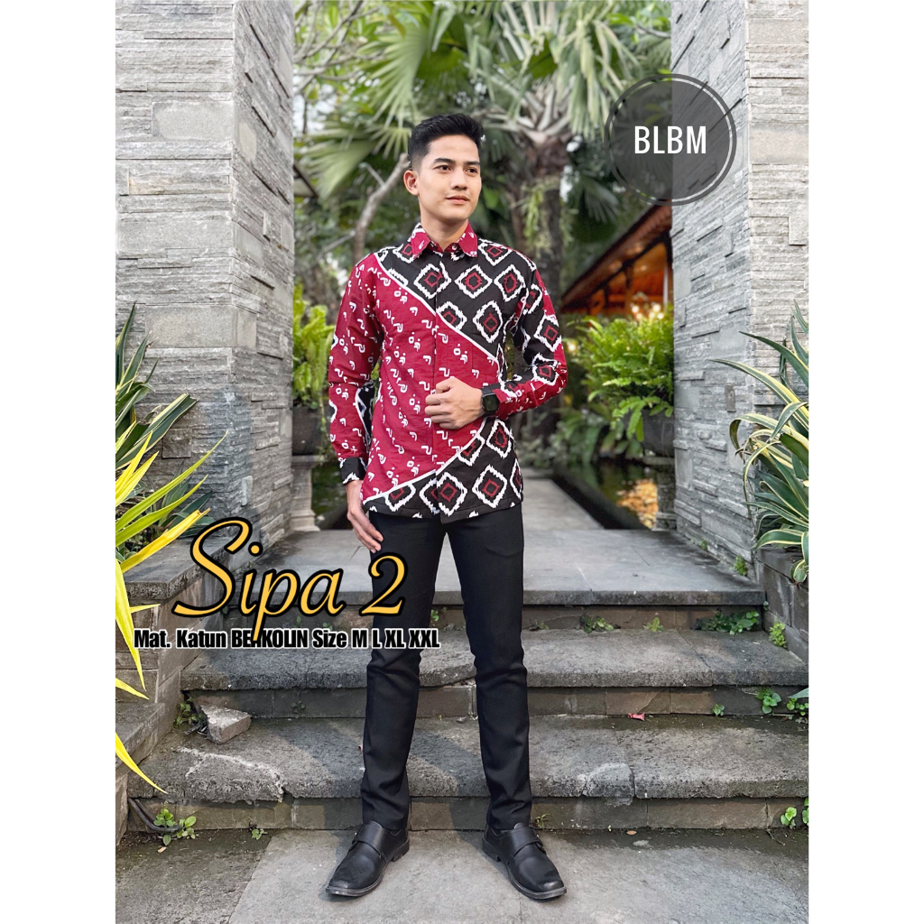 Jual Batik Kode Sipa 2 by Batik Lanang Batik lontara batik khas makassar | Shopee Indonesia
