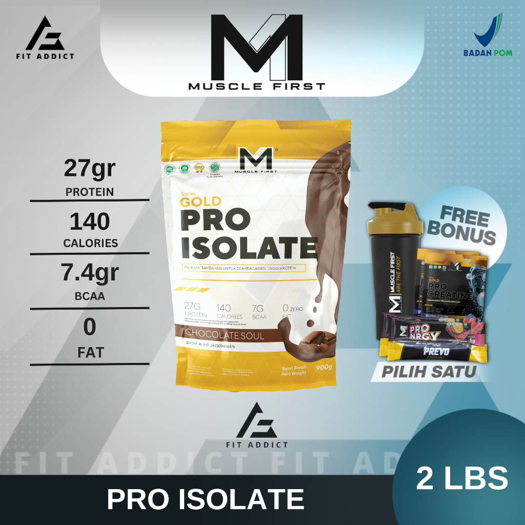 Jual M1 MUSCLE FIRST GOLD PRO ISOLATE 2 LBS 2LBS 2 LB 2LB MUSCLEFIRST ...