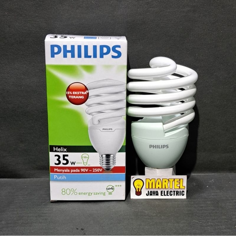 Jual Lampu philips helix 35 watt tornado spiral | Shopee Indonesia