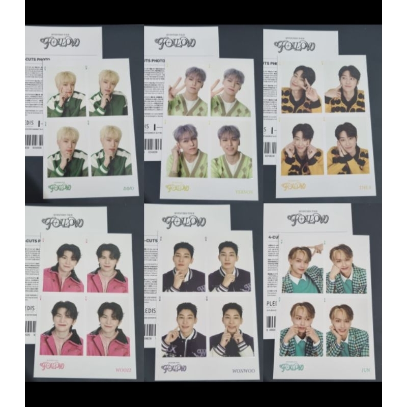 Jual Booked Wonwoo - READY INA sharing 4 cut photo merch follow ...