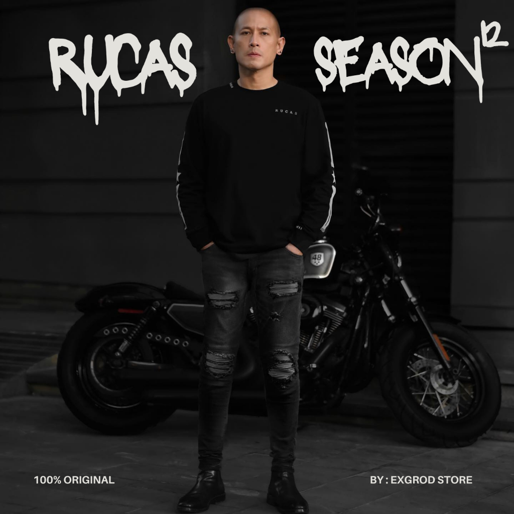 Jual (ORIGINALS RUCAS SEASON 12) Dark Grey Caviar Leather Jeans & “Hand ...