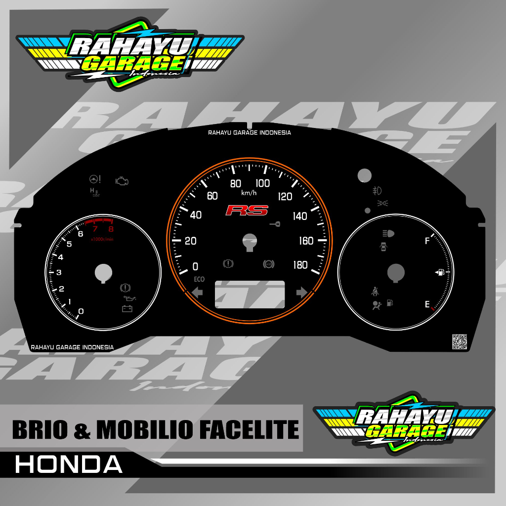 Jual panel spidometer brio dan mobilio facelite speedometer custom brio ...