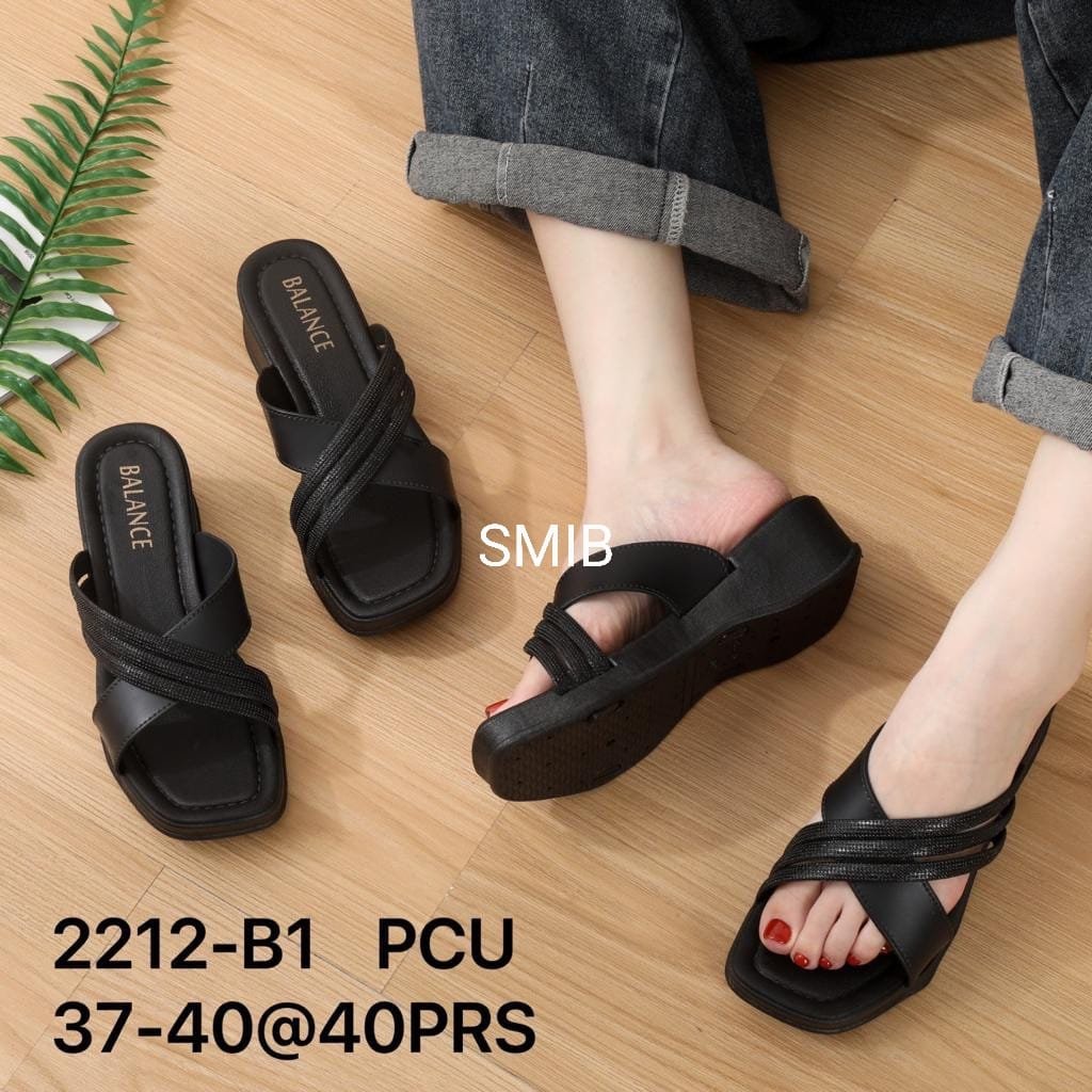 Jual Sandal Selop Wanita Karet Import BALANCE Silang Ringan Empuk Sol ...