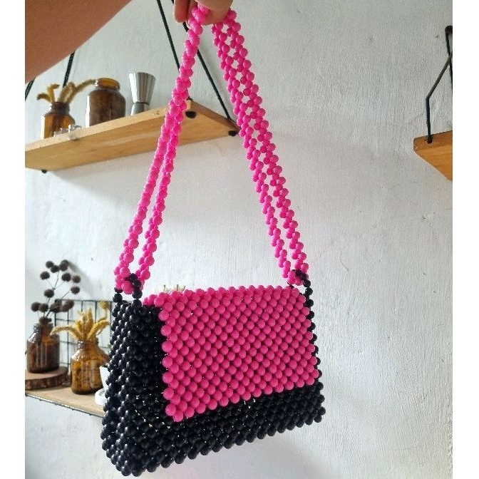 Jual JOLIE Beads Bag (Tas Manik Manik / Tas Monte) | Shopee Indonesia