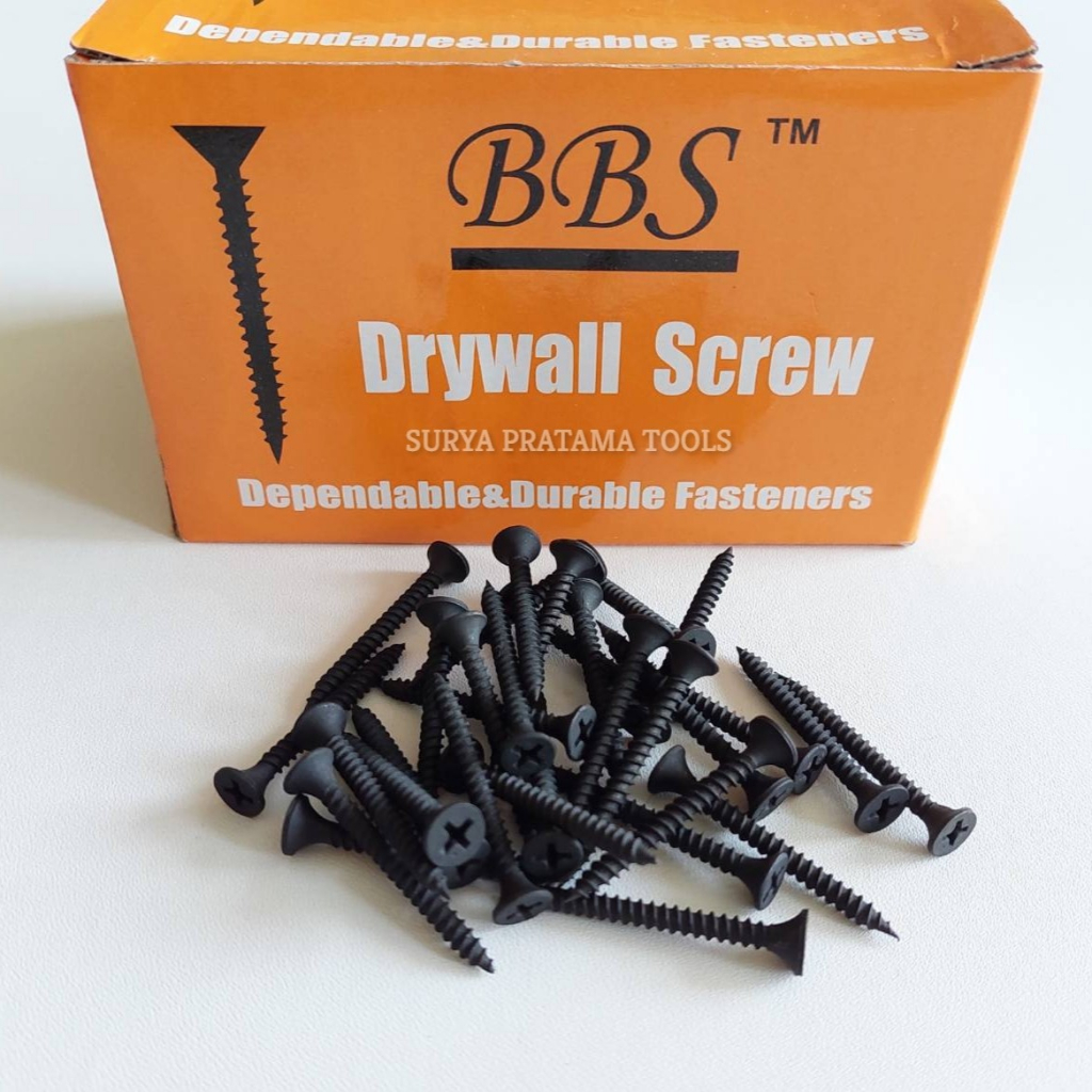 Jual Sekrup Gypsum Baja Baut Skrup Gipsum Kayu Drywall Screw 900 Gram 1 Kotak | Shopee Indonesia