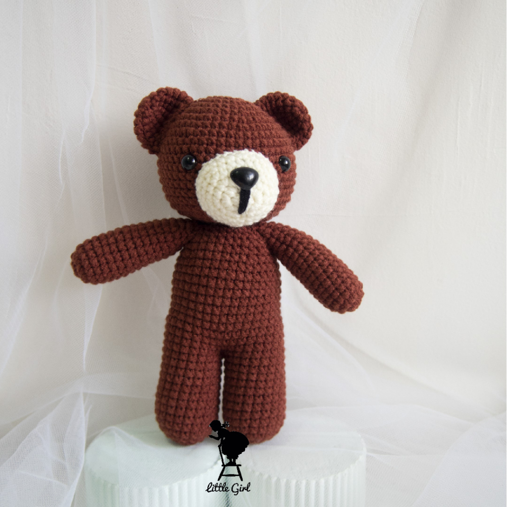 Jual LITTLEGIRL- Boneka rajut / Crochet doll / amigurumi teddy bear ...