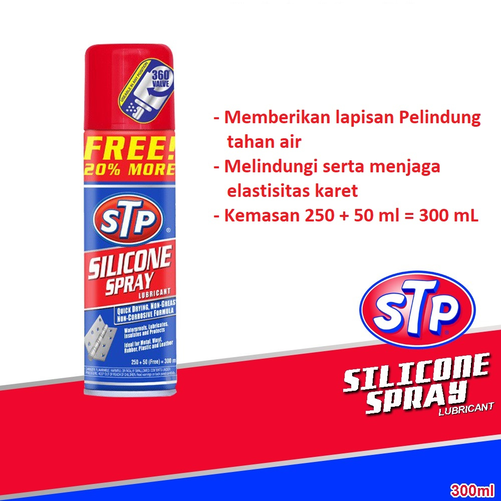 Jual STP Silicone Spray 300 mL Pelumas Karet Silikon Serbaguna | Shopee ...