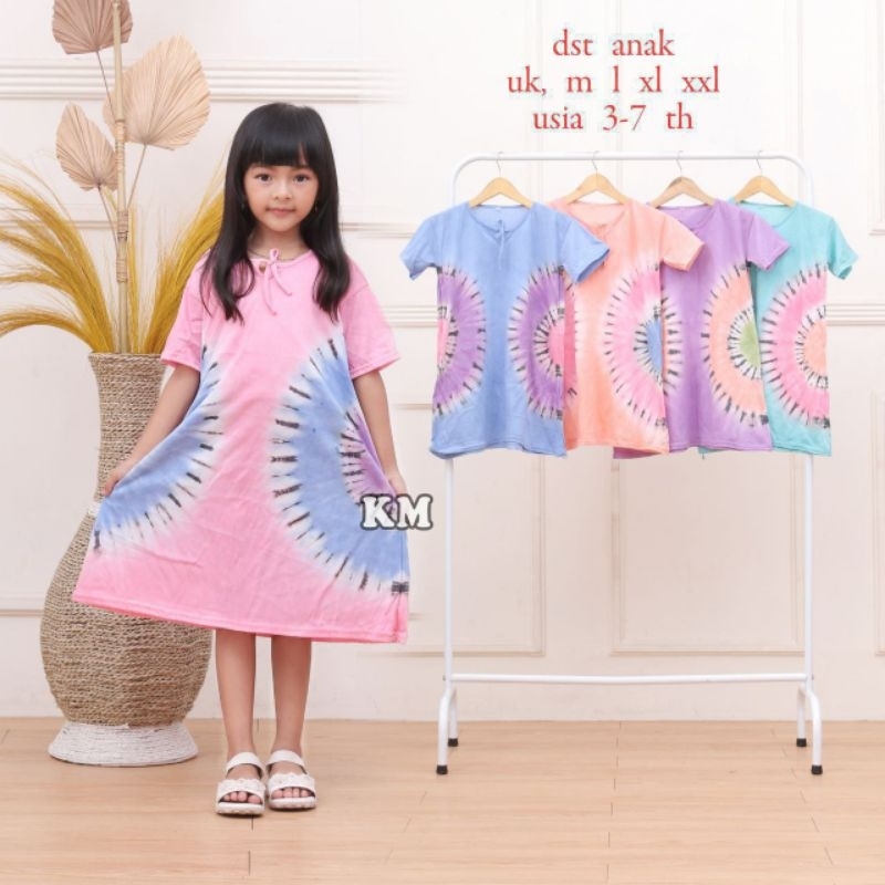 Jual Daster Anak Dress Yukensi uk 5 -15 Tahun / Daster Anak Perempuan ...