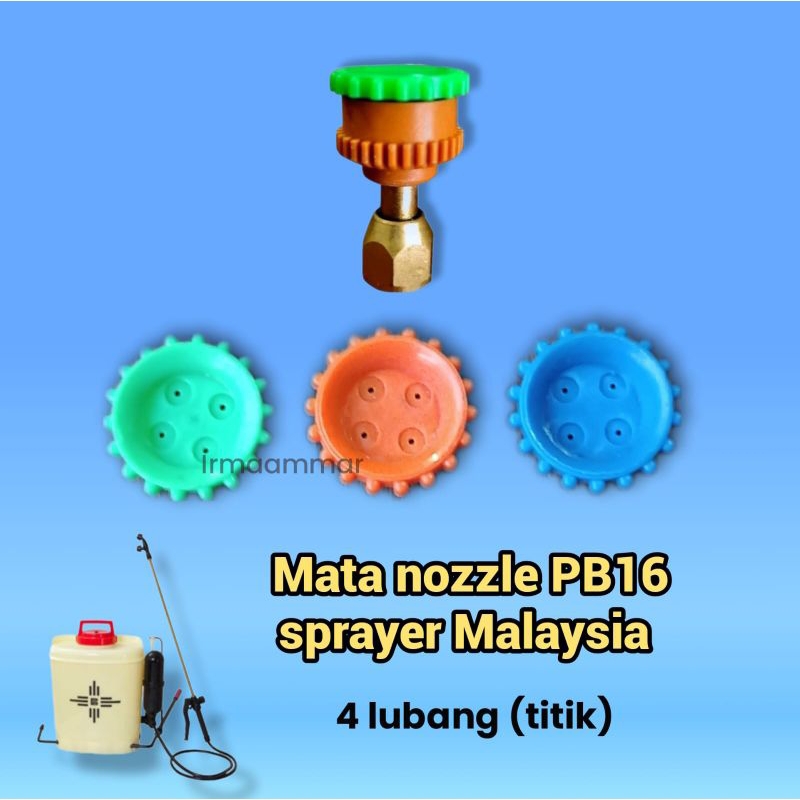 Jual Cap cover nozzle PB16 piringan tutup 4 lubang tangki malaysia - drat warna nosel | Shopee ...