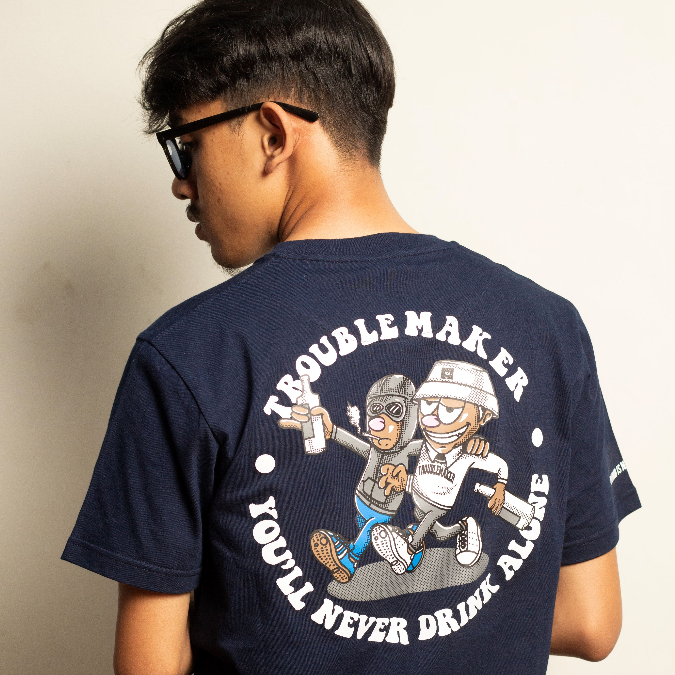 Jual Troublemaker - Tees - Drink | Shopee Indonesia