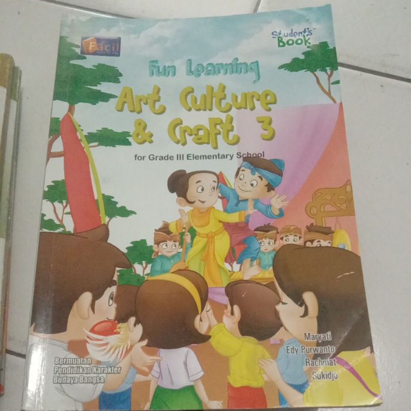 Jual BUKU FUN LEARNING ART CULTURE & CRAFT 3 GOR GRADE 111 ELEMENTARY ...