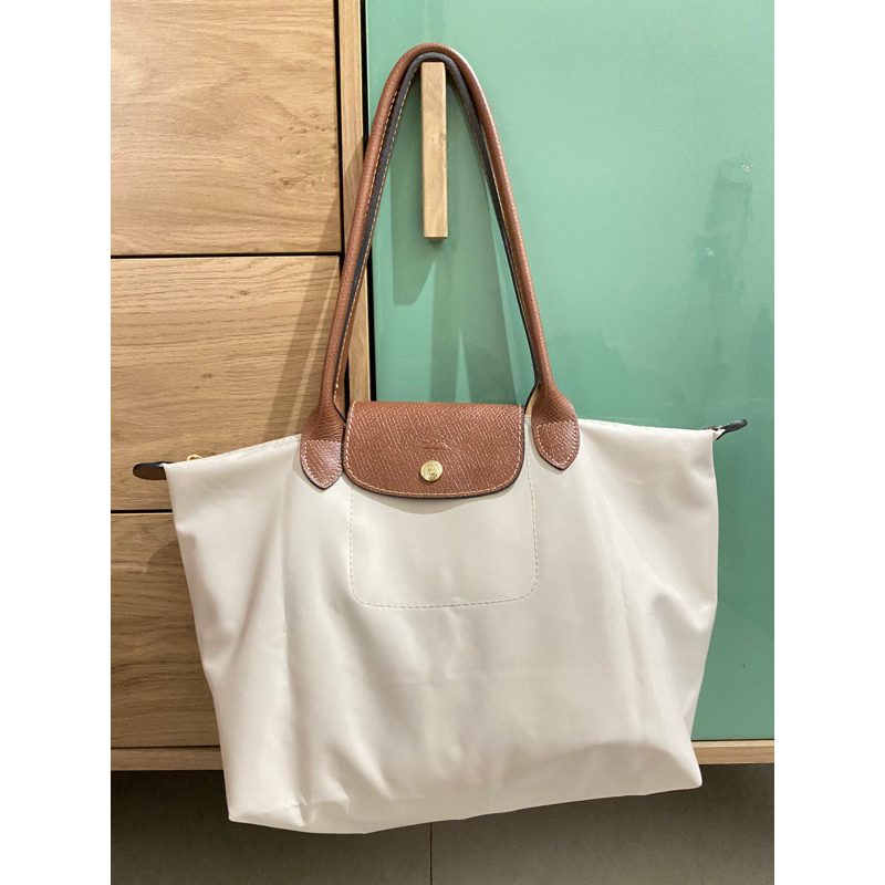 Jual Tas Tote LC Putih , Tas Kulit asli , Size Small | Shopee Indonesia