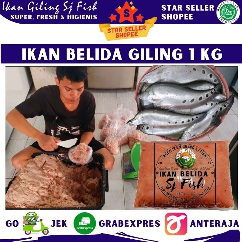 Jual IKAN BELIDA / PUTAK GILING 1 KG | Shopee Indonesia