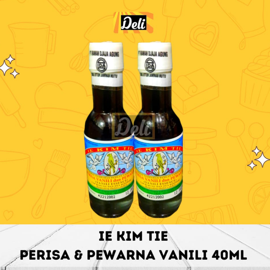 Jual Ie Kim Tie Perisa dan Pewarna Vanili Cair 40ml | Shopee Indonesia
