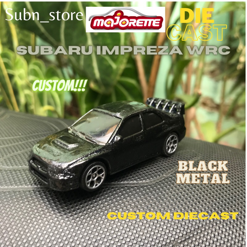 Jual Majorette Subaru Impreza WRC Custom Black Metal | restoration ...
