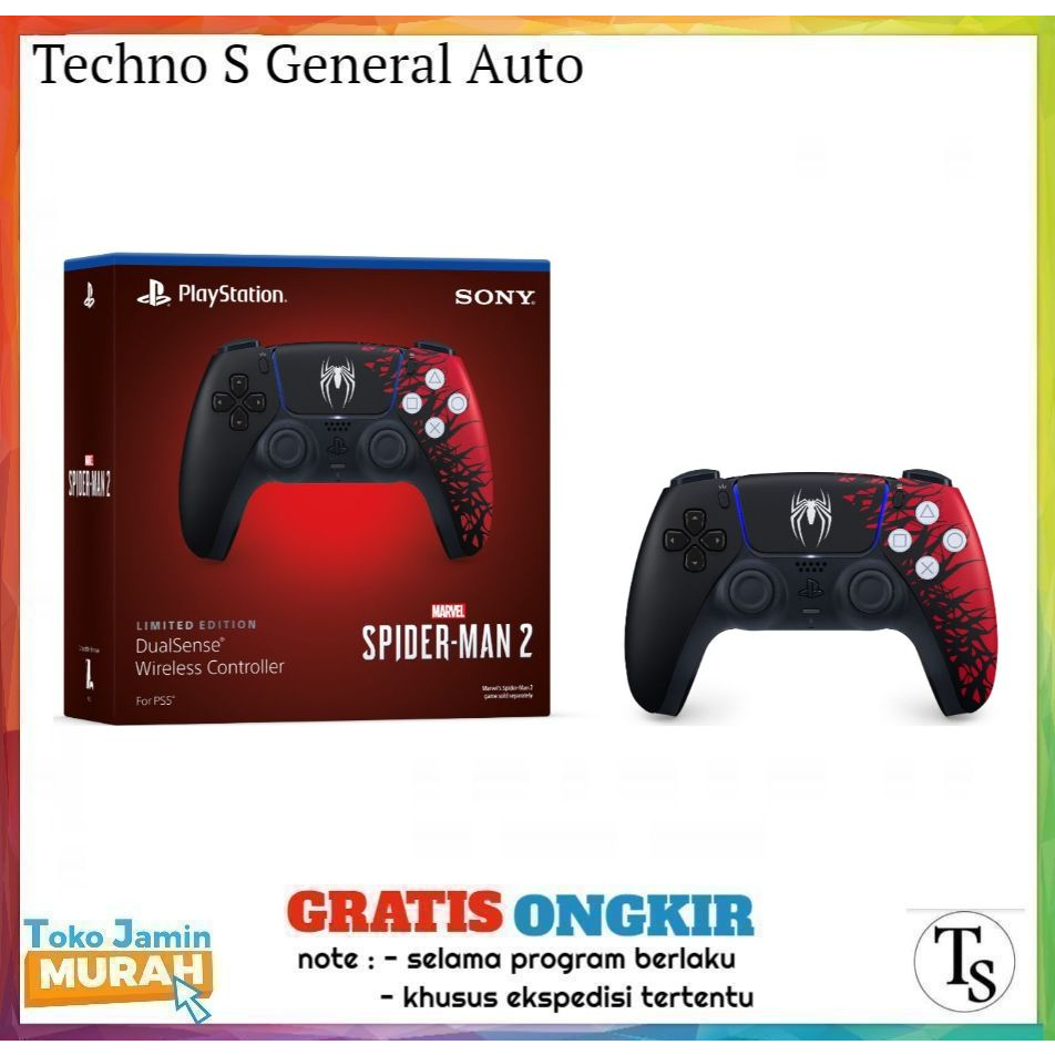 Jual Dualsense PS5 Dual Sense Stick Stik Marvel Spiderman 2 Controller ...