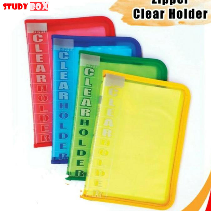 Jual TOPLA CLEAR HOLDER ZIPPER RESLETING 555 DOKUMENT KEEPER ISI 20 ...