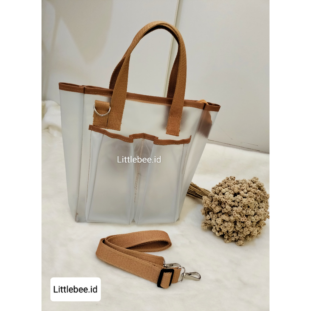 Jual PVC Tas Selempang Transparan Resleting - Sling bag pouch - Tas PVC ...