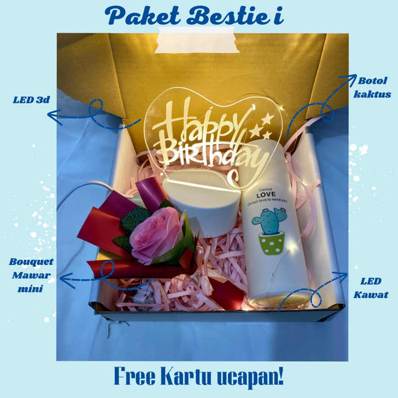 Jual Kado Ulang Tahun Cewek Paket Bestie Hadiah Pasangan Kado Jam ...