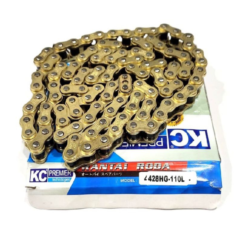 Jual RANTAI RODA GOLD KCP 428HG X 110L | Shopee Indonesia
