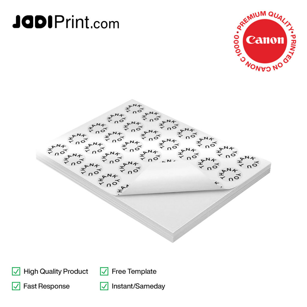 Jual Sticker Transparan A3 + Cutting / Mesin Canon C10000 | Shopee ...