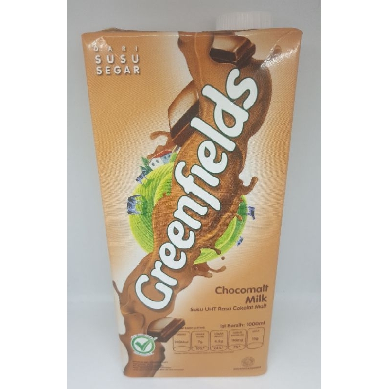 Jual Greenfields Chocomalt Milk 1000ml | Shopee Indonesia