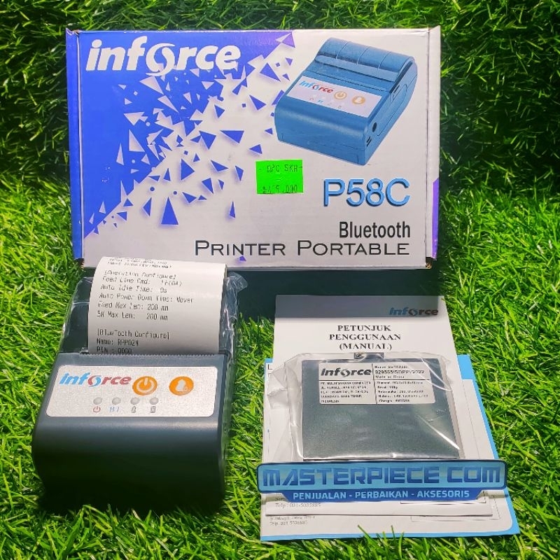 Jual Printer Thermal Bluetooth INFORCE P58C Portable ukuran 58mm ...