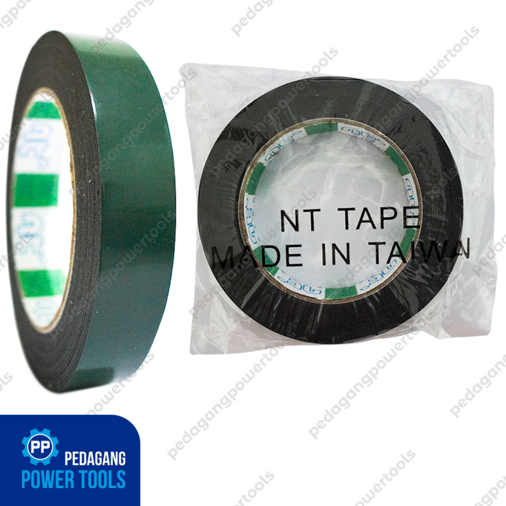 Jual NT Double Tape Hijau 1" x 5 meter Busa Foam Dobel Tip Perekat Lakban | Shopee Indonesia