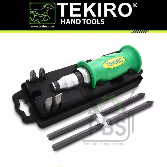 Jual Obeng gedor TEKIRO 9pcs Original 100% . Obeng ketok set . impact ...