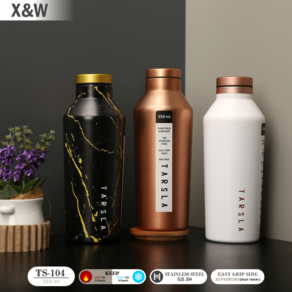 Jual Tumbler Canteen Stainless Marble TS-104 Botol Vacuum Flask Tahan ...