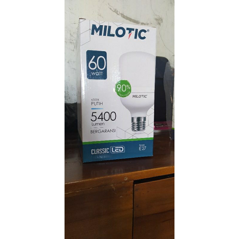 Jual milotic led 60w nyala putih terang | Shopee Indonesia