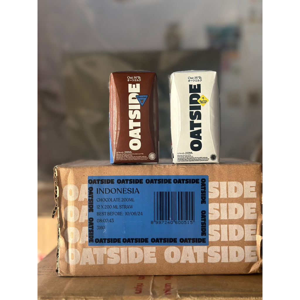 Jual Susu OATSIDE Mini Oat Milk 200ml Straw Dus Karton 24 Susu Oat ...