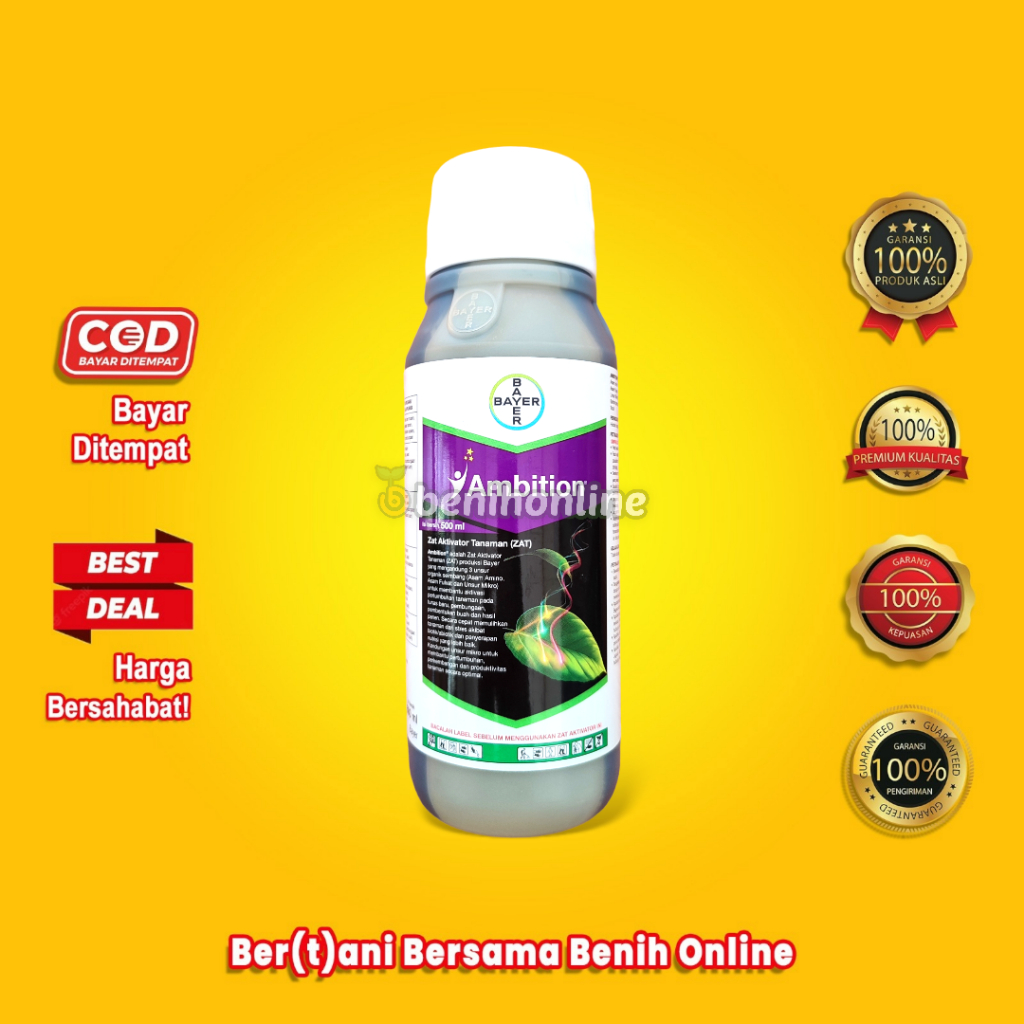 Jual PUPUK NUTRISI ZAT AKTIVATOR TANAMAN AMBITION 500 ML Zat Aktivator ...