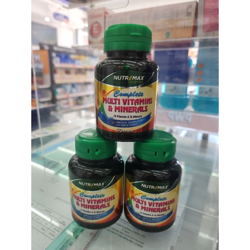Jual Nutrimax Complete Multi Vitamin & Mineral isi 30 tablet | Shopee Indonesia