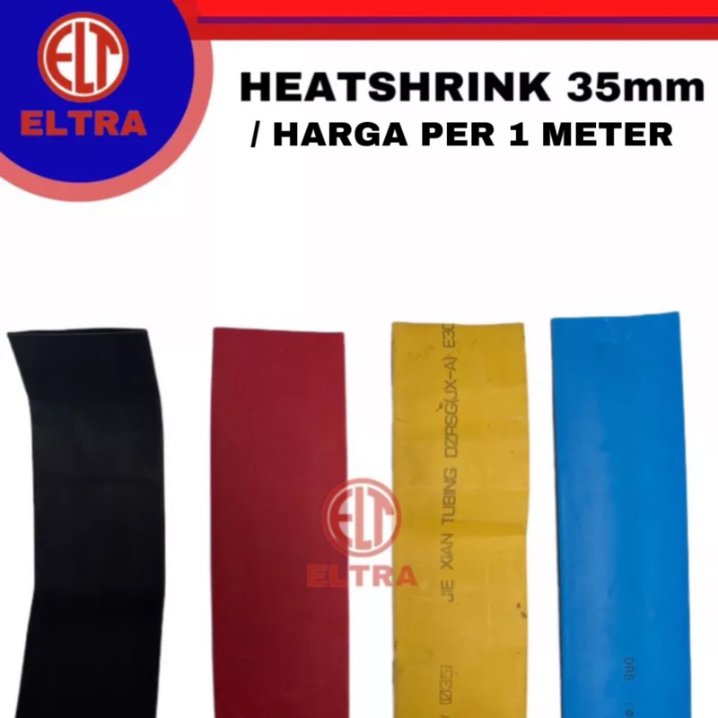 Jual HEATSHRINK 35mm WARNA WARNI LENGKAP ECER, isolasi bakar ...