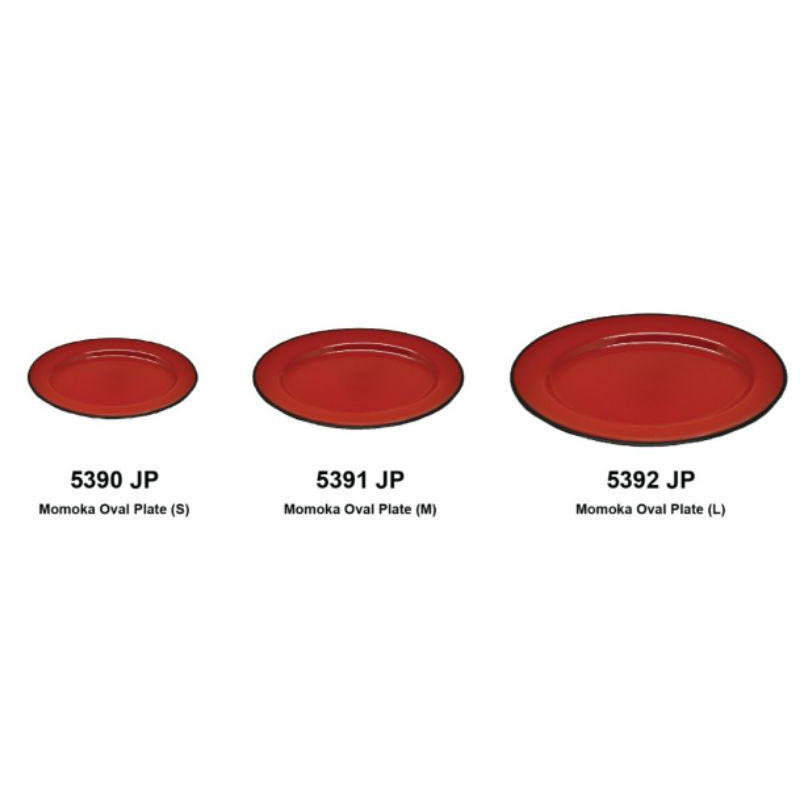 Jual Piring Oval Momoka (L) 5392JP | Piring Makan / Piring Saji Plastik ...