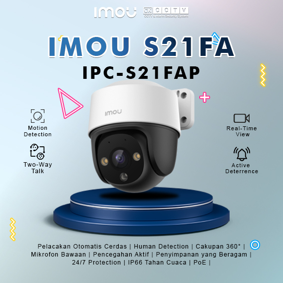 Jual Kamera CCTV Wireless IMOU S21FA 2Mp (IPC-S21FAP) Wifi PoE | Shopee ...