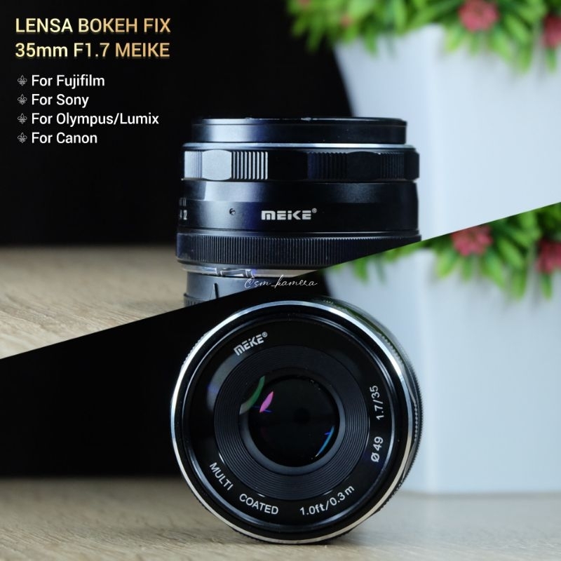 Jual LENSA FIX MEIKE 7ARTISAN 25MM 35MM 50MM 55MM LENSA FIX MANUAL ...