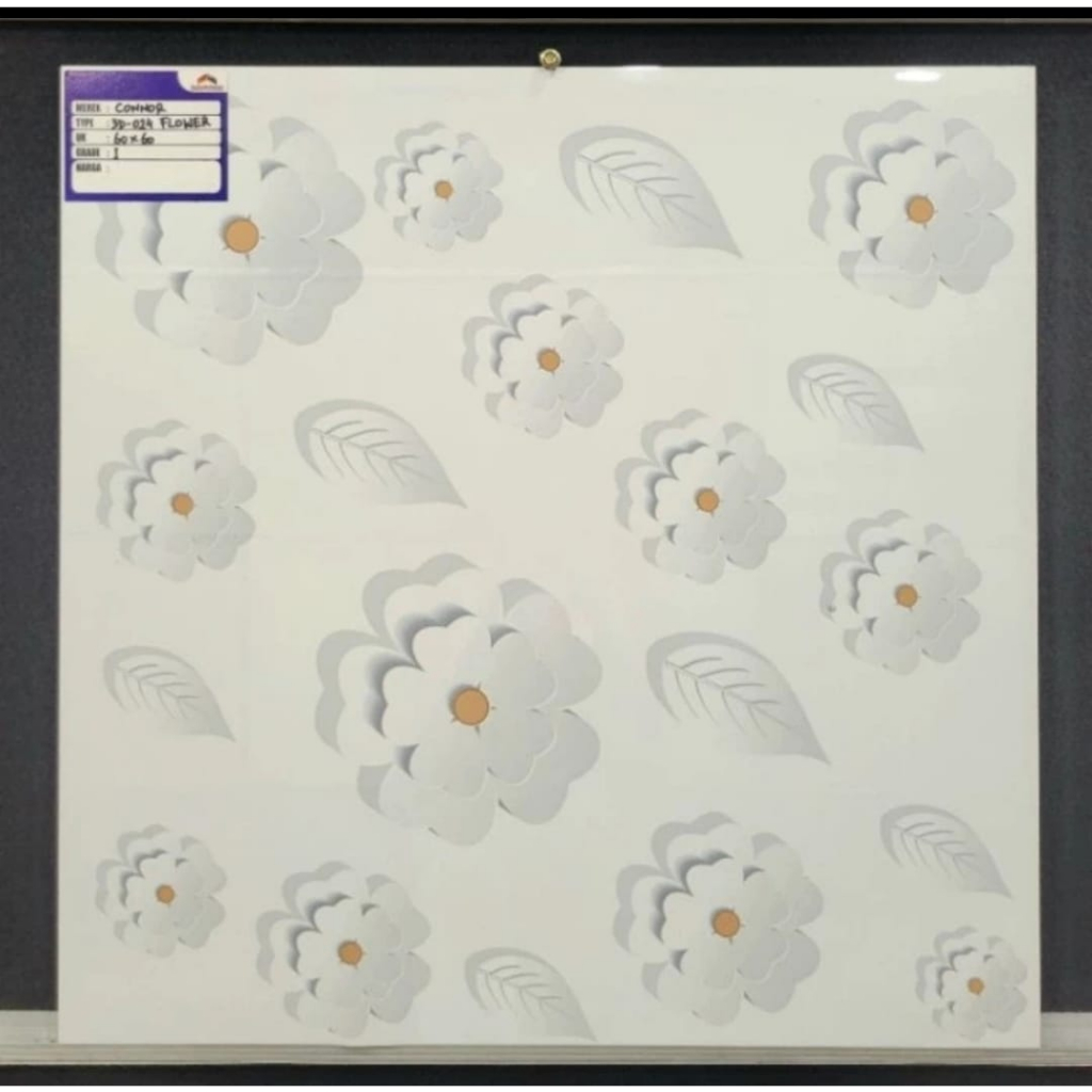 Jual Granit CONOR 3D-024 Flower 60x60 KW 1 | Shopee Indonesia