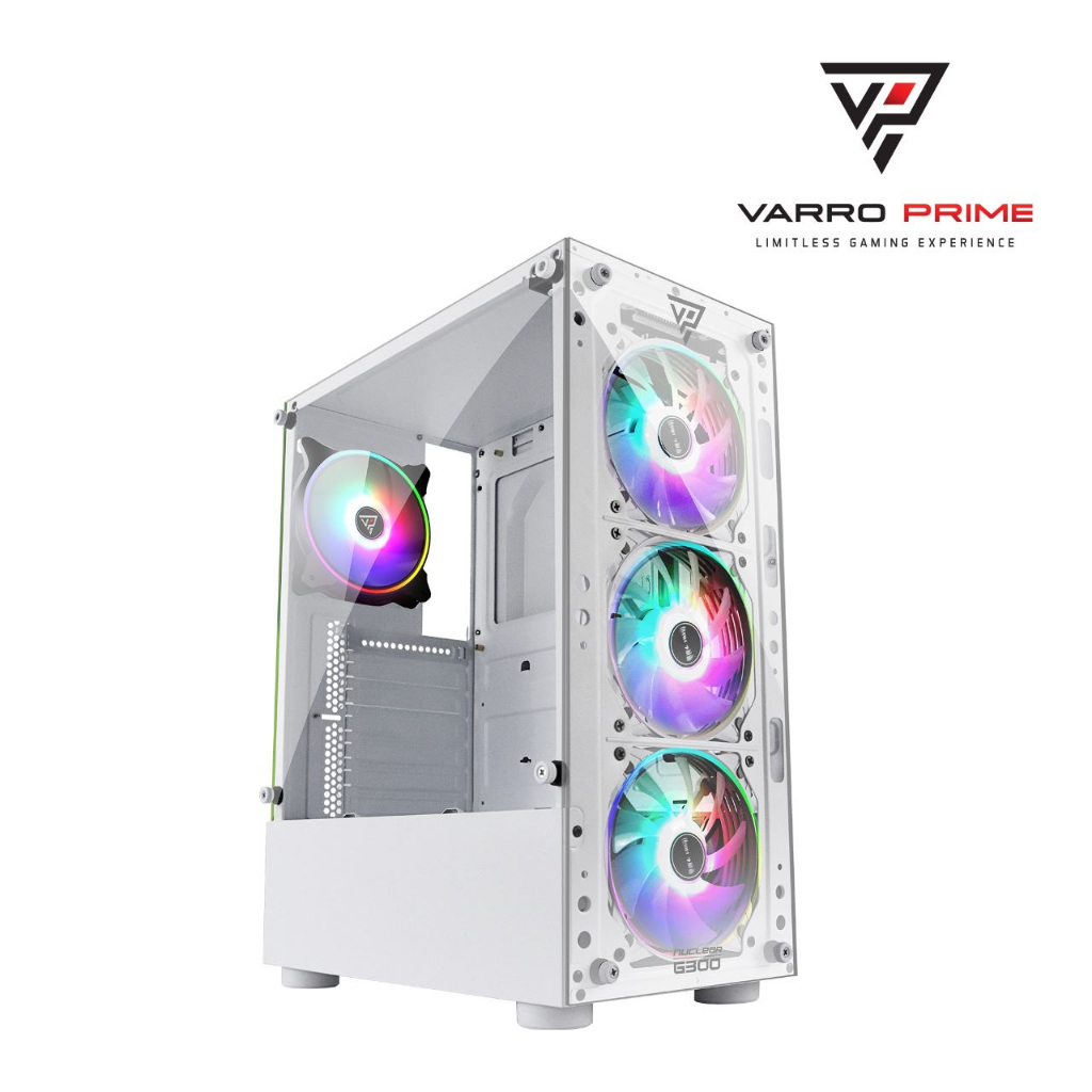 Jual CASING GAMING VARRO PRIME NUCLEAR G300 + 3 FAN RGB | Shopee Indonesia