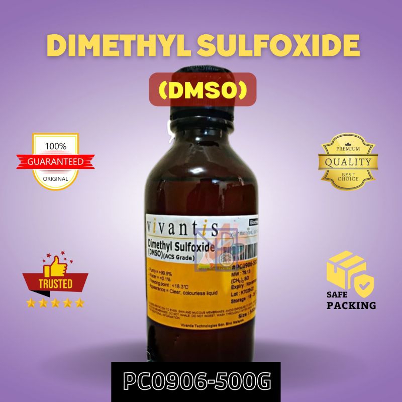 Jual Dimethyl sulfoxide (DMSO) | (CH3)2SO - Molecular Biology, 500 ml ...